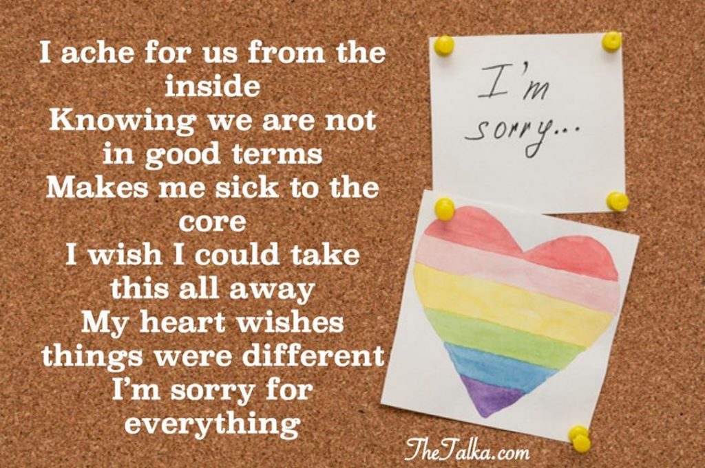 Sincere ‘I'm Sorry’ Poems - For Any Broken Heart - TheTalka