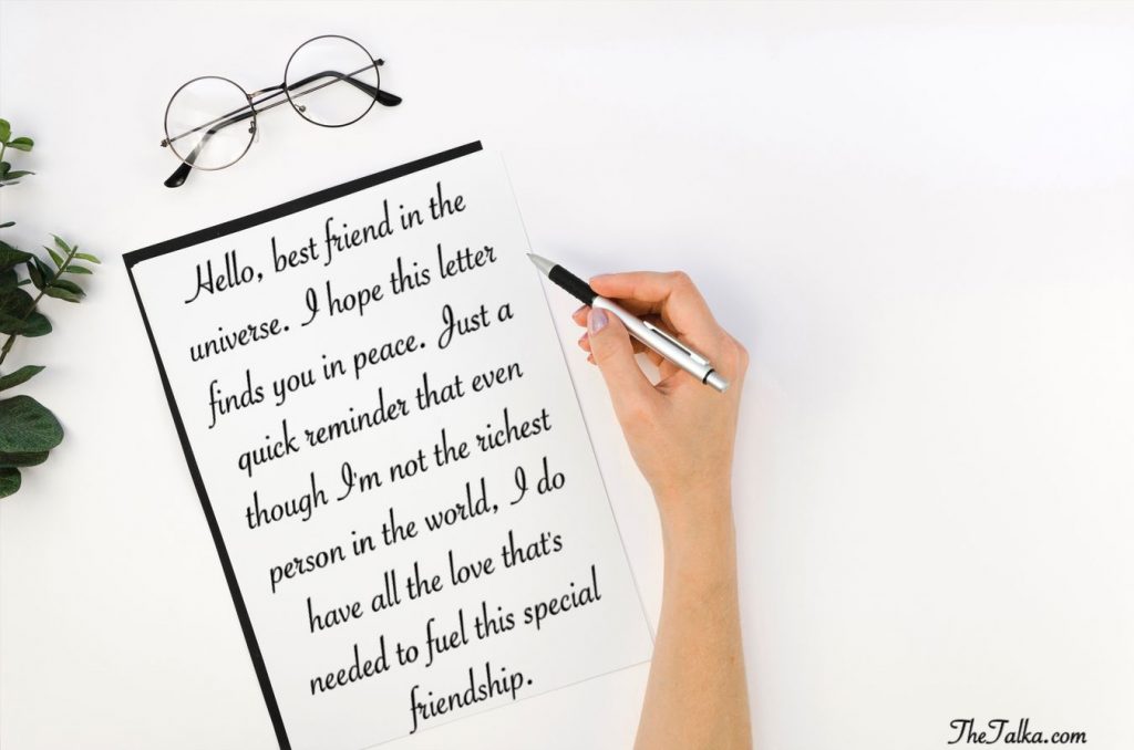 Sentimental Letters To Your Best Friend - Exclusive Guide! - TheTalka